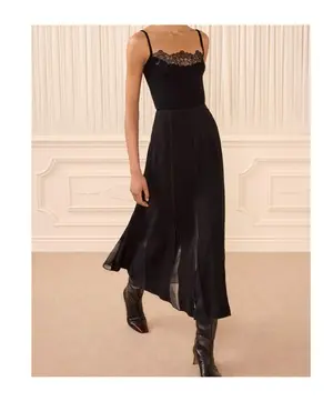 Ulla Johnson Pleated Skirt - Black