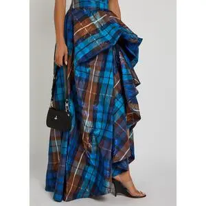 VIVIENNE WESTWOOD Plaid Shiny Dress