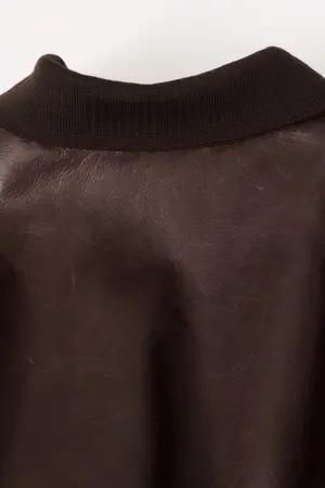 Our Legacy Long-sleeve Leather Jacket