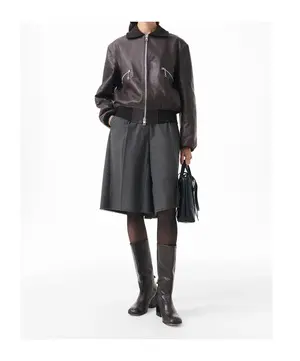 Our Legacy Long-sleeve Leather Jacket