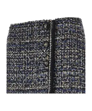Etro Braided-trim Bouclé Mini Skirt