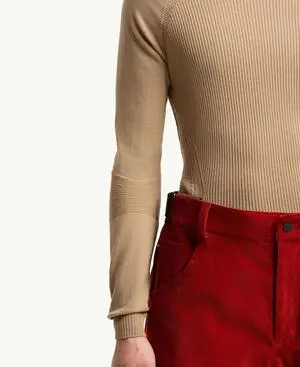 Moncler Corduroy Insulated Ski Bib