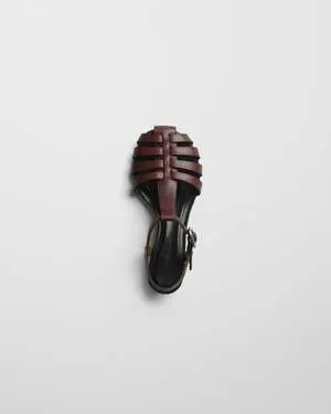 Phoebe Philo Leather Fisherman Sandals