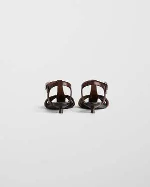 Phoebe Philo Leather Fisherman Sandals