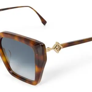 Fendi Thick-frame Square Sunglasses