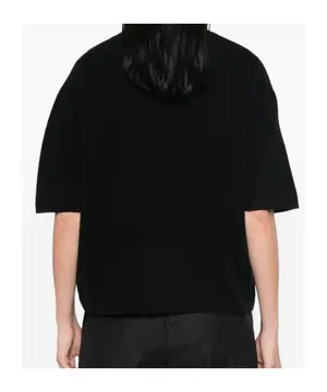 Soft Goat Short-sleeved Knit Top