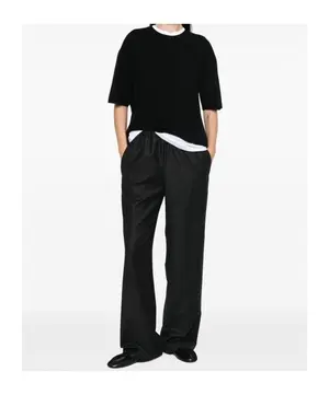 Soft Goat Short-sleeved Knit Top