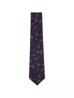 Kiton Polka-dot Tie - Blue