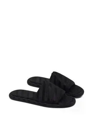 Balenciaga Hotel Logo-woven Slides