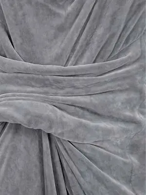 Rick Owens Draped Velvet Dress