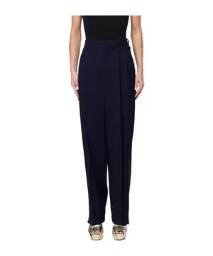 Elisabetta Franchi Pleated Wide-leg Pants