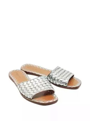 Bottega Veneta Intrecciato Flat Sandals