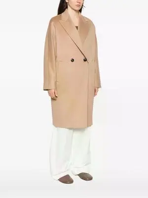 Max Mara Double-breasted Notched-lapel Coat