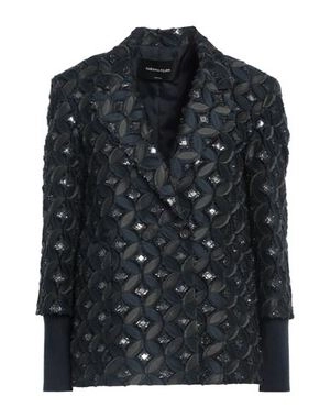 Fabiana Filippi Blazer Size Polyester, Metallic Fiber, Virgin Wool, Silk, Cashmere - Blue