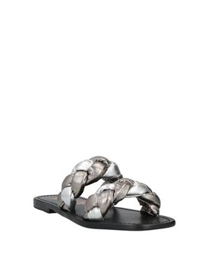 COLORS OF CALIFORNIA Sandals Size Soft Leather - Silver