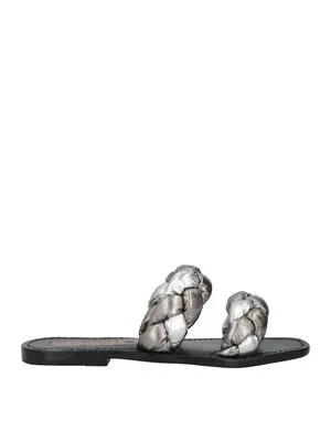 COLORS OF CALIFORNIA Sandals Size Soft Leather - Silver