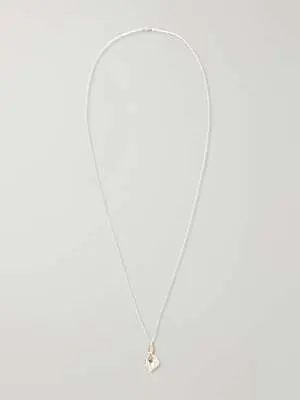 Le Sundial Veil Drop Sterling Pendant Necklace