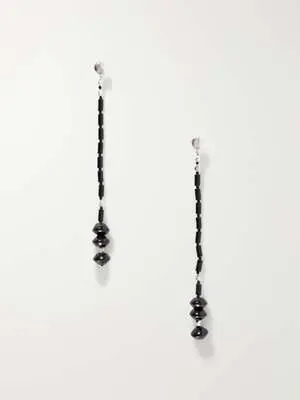 Agmes Margot -tone Onyx Earrings