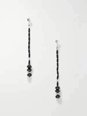 Agmes Margot -tone Onyx Earrings