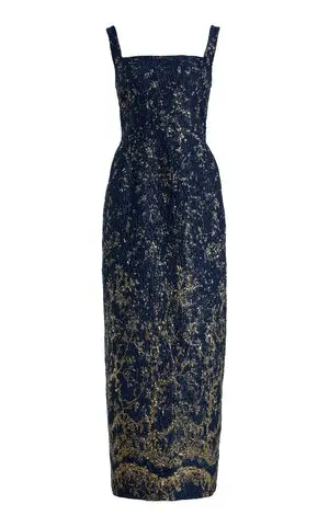 Simkhai Virette Jacquard Midi Dress