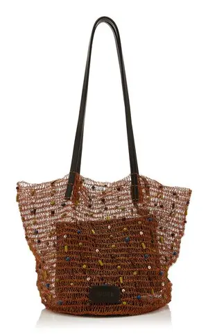 Staud Large Caro Beaded Bucket Bag