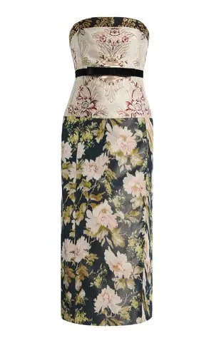 ONE/OF Column Satin Midi Dress