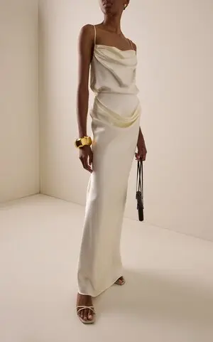 HEIRLOME Exclusive Cleo Draped Silk Top