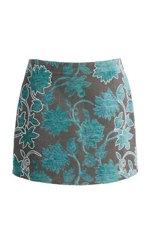 Chan Luu Exclusive Beaded Jacquard Mini Skirt - Multi