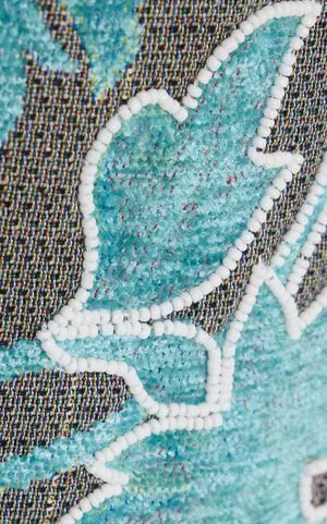 Chan Luu Exclusive Beaded Jacquard Mini Skirt