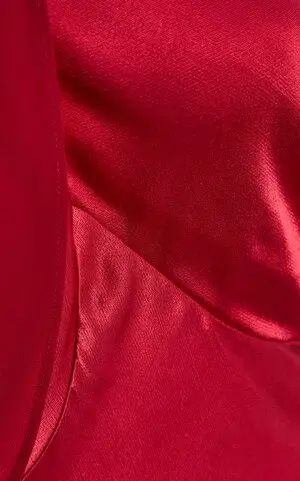 Arcina Ori Reverie Satin Maxi Halter Dress