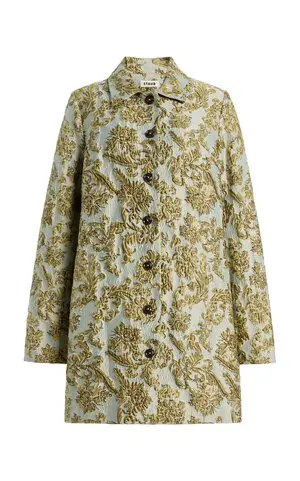 Staud Halton Metallic-brocade Jacket - Multi
