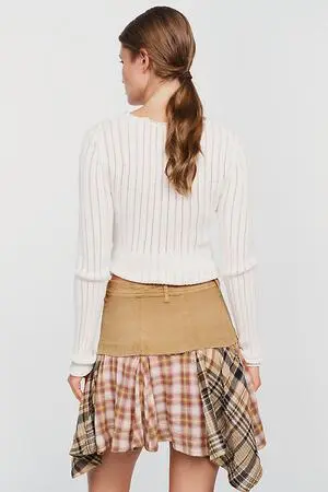 PILCRO Twofer Asymmetrical Mi Skirt