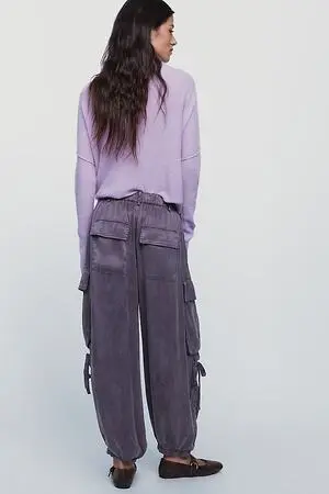 PILCRO Cleo Mid-rise Balloon Cargo Pants