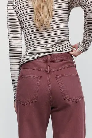 AMO Billie High Rise Straight Relaxed Jeans
