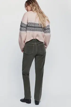 DL1961 Cate Slim High Rise Straight Leg Jeans