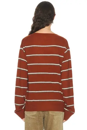 Eterne James Sweater In Rust