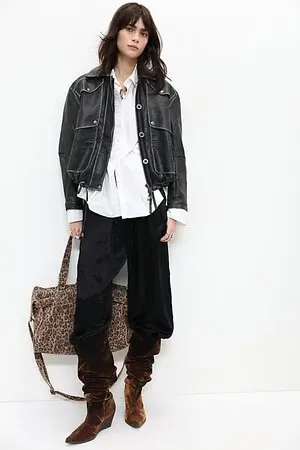Free People We The Free Morant Bay Vegan Leather Jacket