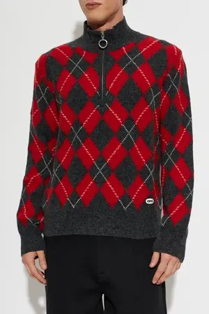 AMI Paris Long-sleeve Wool Polo