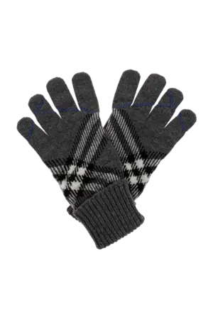 Burberry Cashmere Gloves - Grey