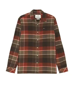 Barbour Copswell Relaxed Checked Shirt In Brown