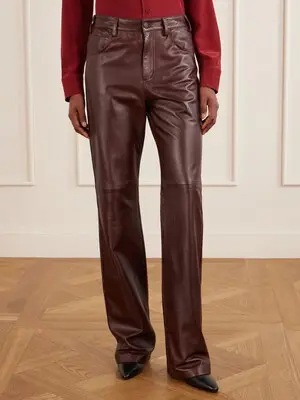 NILI LOTAN High-waisted Straight-leg Casual Trousers