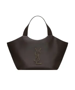 Saint Laurent Icare Medium In Smooth Leather - Black