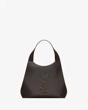Saint Laurent Icare Medium In Smooth Leather - Chocolate