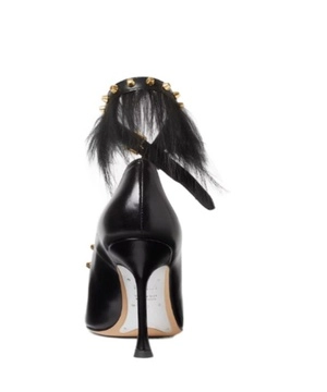 Fendi Vertigo Leather Court Shoes