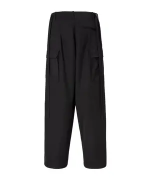 Fendi Grain De Poudre Wool Trousers