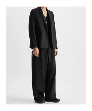 Fendi Grain De Poudre Wool Trousers