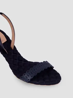 Aera Claudia 70mm Slingback Sandals - Black