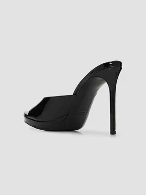 Schutz Sally 100mm Patent Leather Sandals