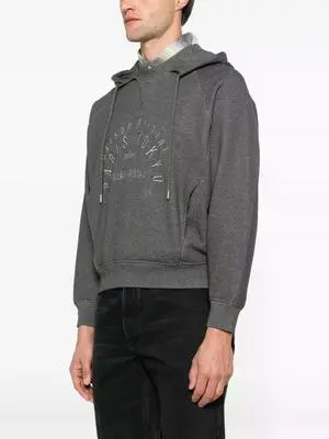 Maison Kitsuné Palais Royal Logo-embroidered Hoodie