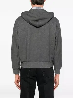 Maison Kitsuné Palais Royal Logo-embroidered Hoodie